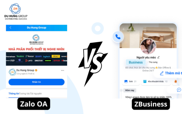 Zalo OA và Zalo Business khác nhau như thế nào? | Giải pháp hội họp trực tuyến