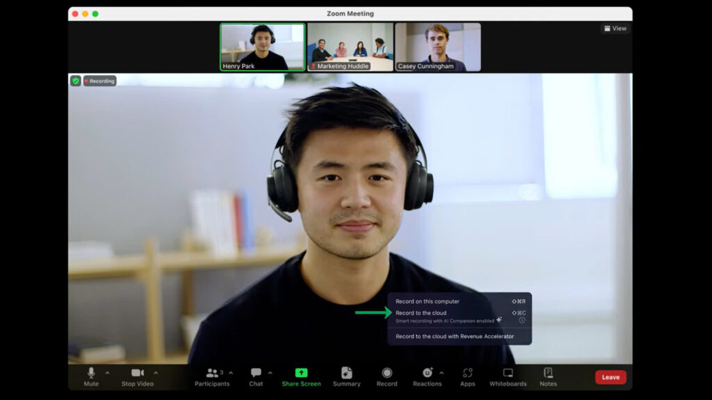 Hướng dẫn sử dụng tính năng Smart Recording với Zoom AI Companion ...